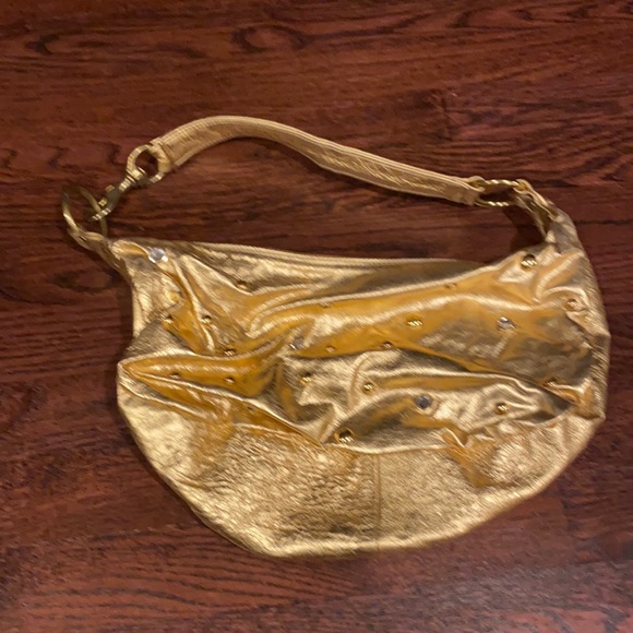 kiki Pearl | Bags | Gold Bag | Poshmark